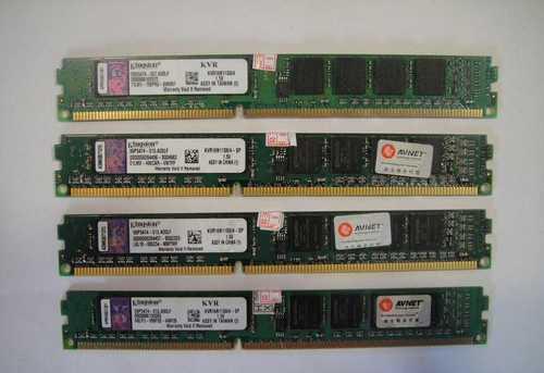 Память 4шт. DDR3 4Gb Kingston KVR16N11S8/4