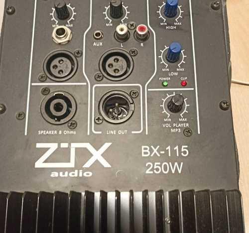 ZTX audio BX-115 акустическая система на запчасти