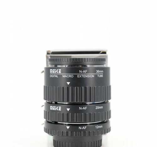 Meike N-AF macro extension tube set for Nikon, отл