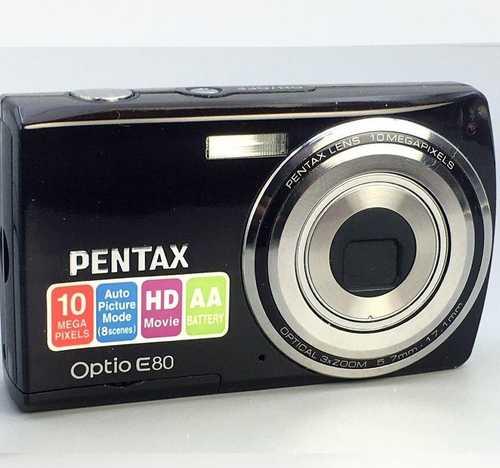 Фотоаппарат цифровой pentax optio 80