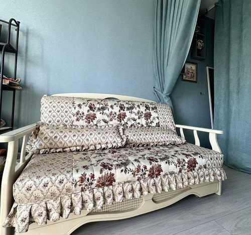 Диван прямой раскладной бу