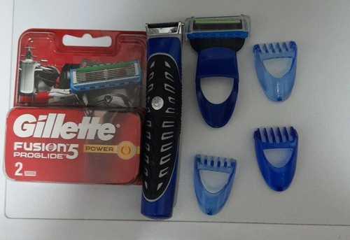 Триммер Gillette со сменными кассетами для бритья
