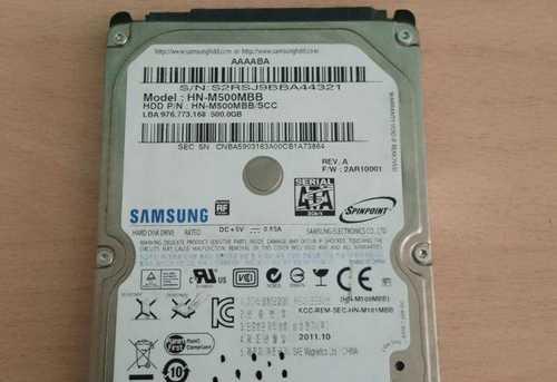 Жесткий диск Samsung 500gb