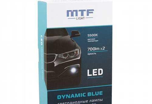 Лампа светодиод MTF H11/H8/H16 12V8W Dynamic Blue