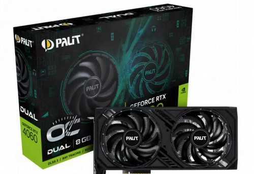 Видеокарта Palit nvidia GeForce RTX 4060 dual OC