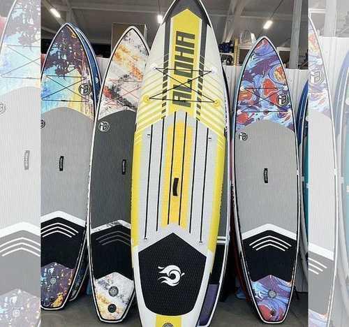 SUP доска-каяк 2 в 1 raidex aloha yello 10.6’ 320