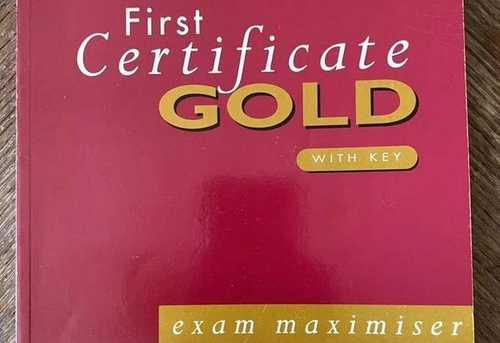 Английский. Книга First Certificate Gold