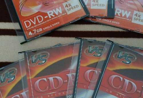 Диски CD R DVD RW