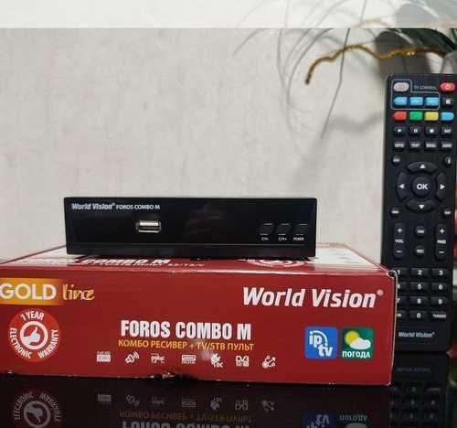 Спутниковый ресивер и T2 World Vision Foros Combo