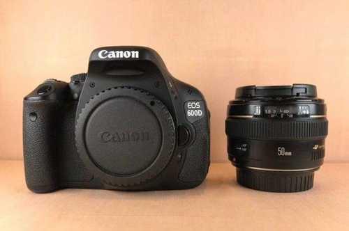 Canon 600D kit EF 50mm 1.4 USM (A487)
