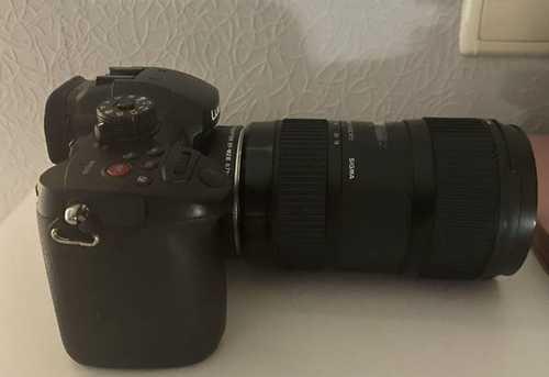 Камера Panasonic gh5s+Viltrox EF-M2+Sigma 18-35