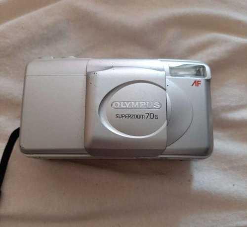 Плёночный фотоаппарат Olimpus superzoom 70g