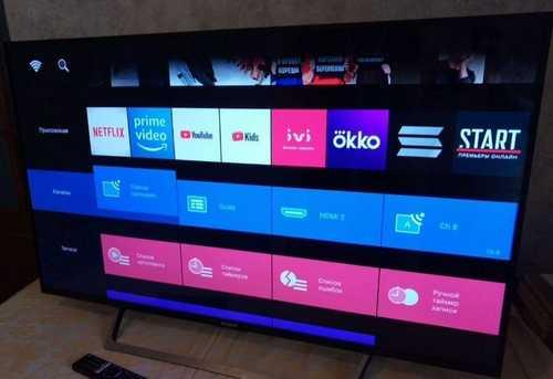 Телевизор Sony 49" (123 см) Smart TV. Wi-Fi