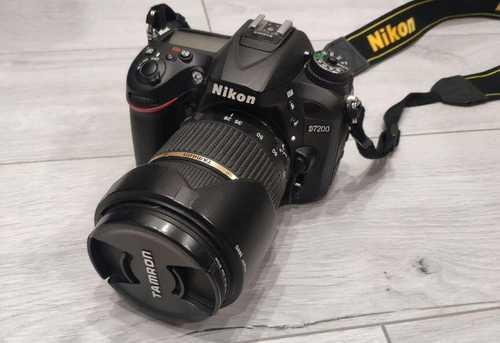 Зеркальный фотоаппарат nikon d7200