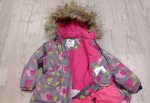 Куртка детская зимняя для девочки 6 лет