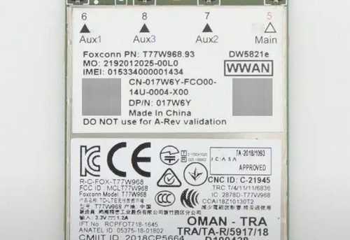 4g модем DW5821 (Foxconn T77W968) 4x4 mimo