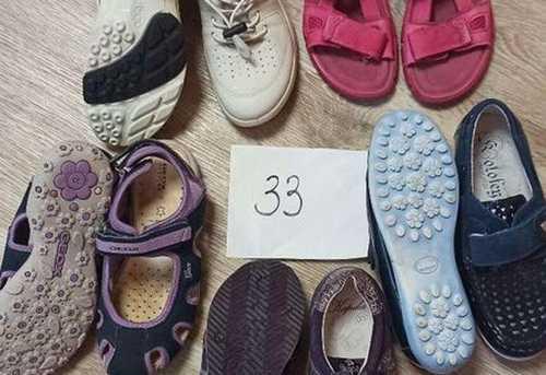 Обувь для девочки размер 33