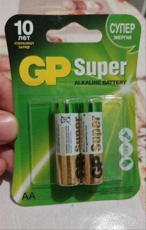 Батарейки GP Super AA