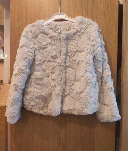 Шуба куртка новая для девочки размер 104 110