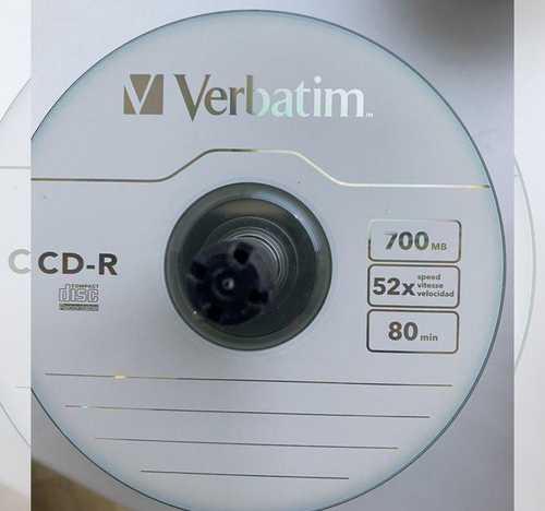 CD-r Болванка verbatim 700 mb, 83 штуки