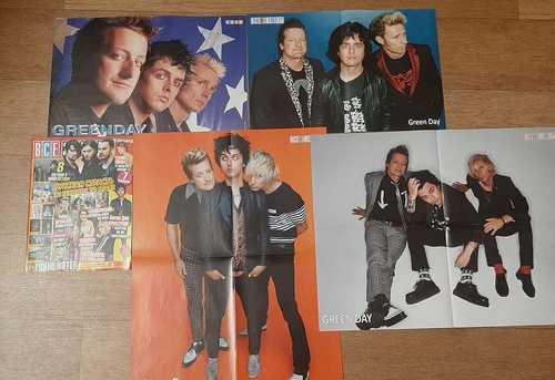 Green Day 4 постера + журнал 2013 г