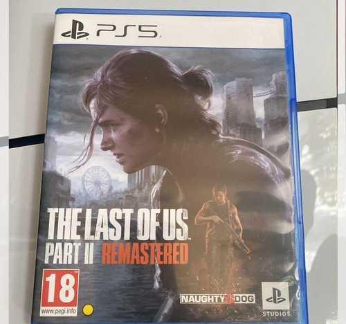 The last of us part 2 remastered ps5 диск