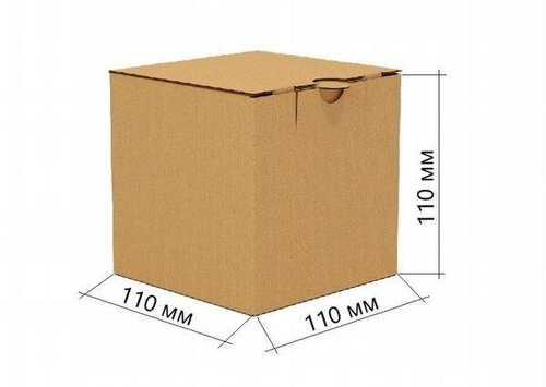 Короб картонный самосборный 110х110х110