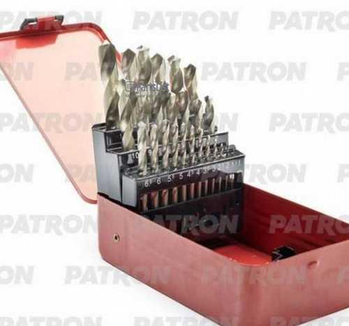 Patron P924U25 Набор сверл по металлу HSS-R, спиральные 1-13 мм, 25 предметов Москва