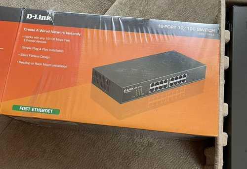 Коммутатор Switch D-Link DES-1016A