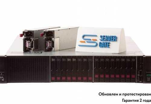 Сервер HP DL380 Gen10 8SFF+8NVMe 2xGold 6136 512GB