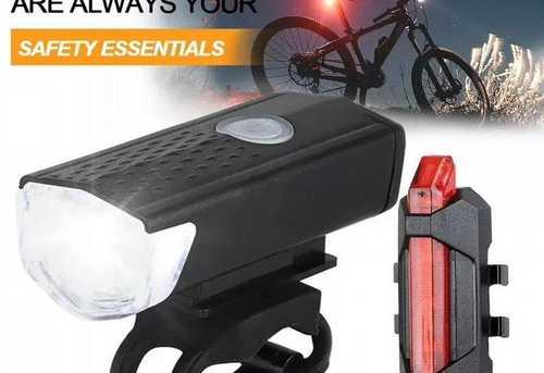 Велосипедный аксессуар, USB перезаряжаемая задняя