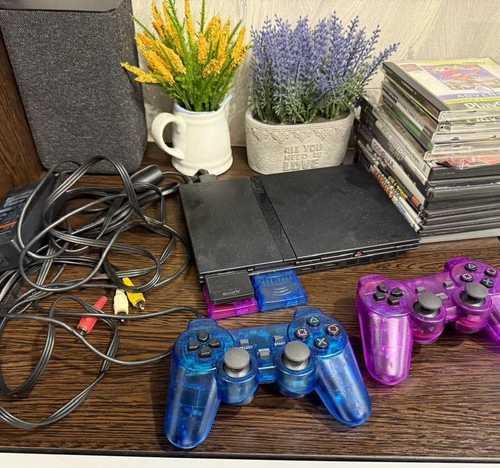 Sony playstation 2 ps2 slim прошитая