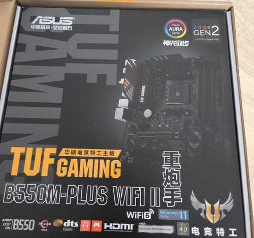 Материнская плата asus tuf gaming b550m-plus wifi