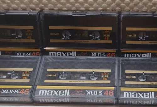 Аудиокассеты maxell xlii-S 46. 6 штук одним лотом