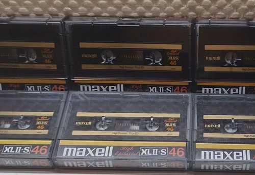 Аудиокассеты maxell xlii-S 46. 6 штук одним лотом