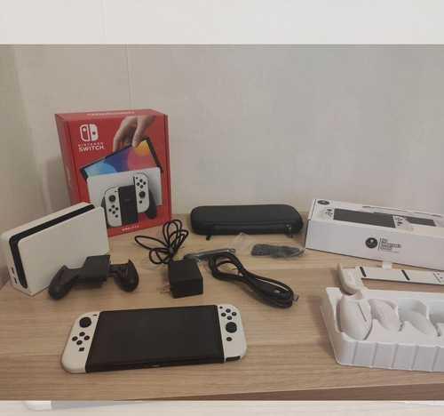 Nintendo switch oled 64гб белый