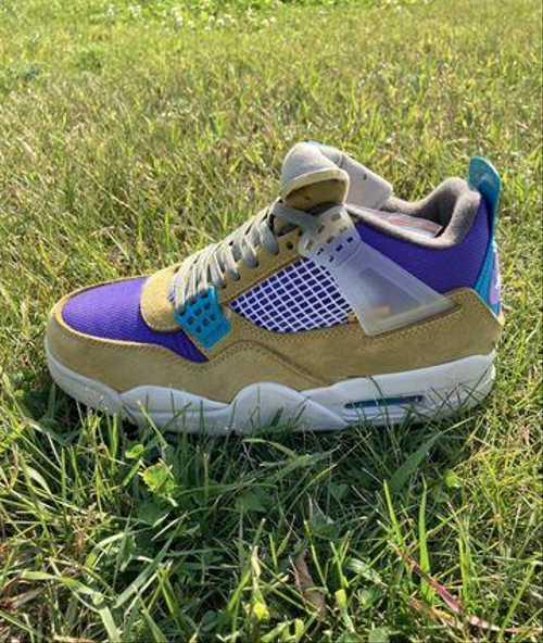Кроссовки Air Jordan 4 x union LA «Desert Moss»