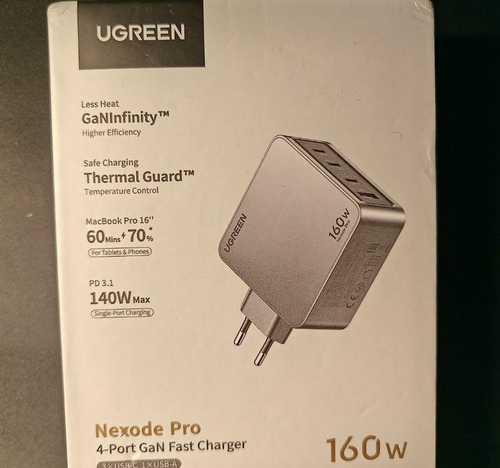 Зарядное устройство ugreen GaN 160W