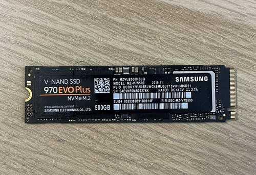 Samsung 970 EVO plus 500GB