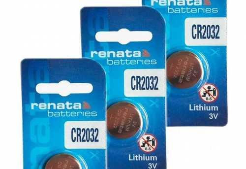 Батарейка CR2032 Renata Lithium 3V, 3 шт