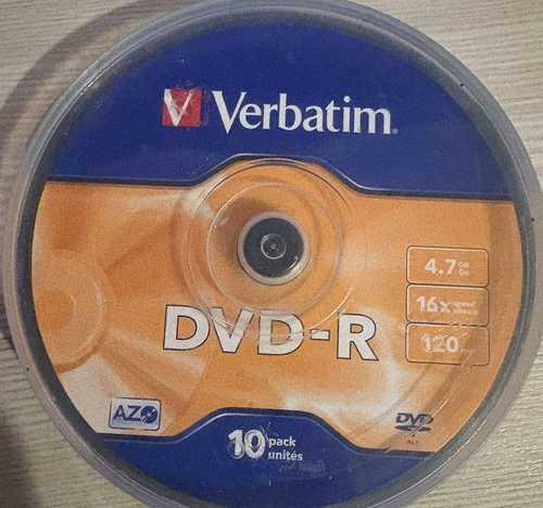 Болванка (5гб) DVD-R Verbatim, 6шт