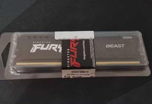 Kingston Fury Beast Black 16 gb
