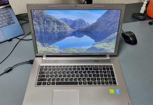 Ноутбук Lenovo z710 i7-4710MQ / 12gb / 240gb