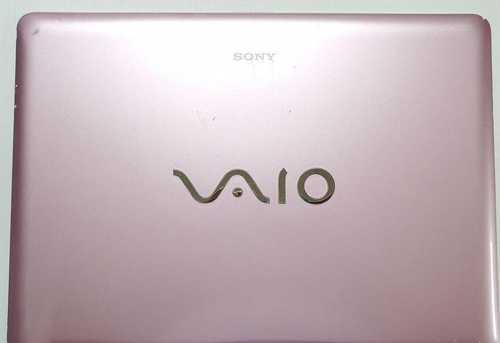 Крышка экрана ноутбука Sony vaio VGN-CR с дефектом
