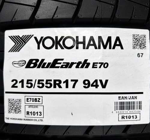 Yokohama BluEarth E70BZ 215/55 R17 94V