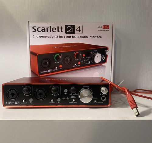 Звуковая карта focusrite scarlett 2i4