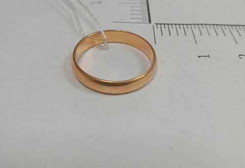 Обручальное кольцо 585 пробы 15,5 размер