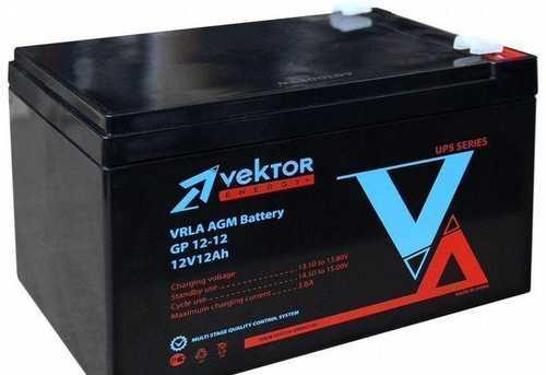 Аккумулятор для ибп Vektor Energy GP 12-12 12 Ah