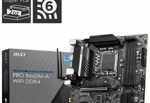 Материнская плата msi b660m-a wifi DDR4, LGA 1700