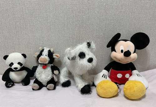 Мягкая игрушка микки маус панда собака корова